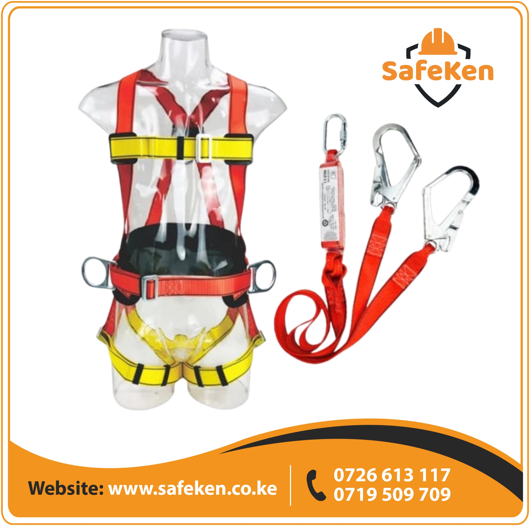 Vaultex Full Body Harness - Safeken | Personal Protective Equipment & Work Uniforms In Nairobi